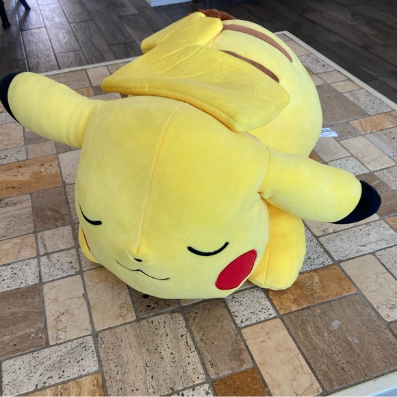 Pokemon | Toys | Pokmon Pikachu Sleeping Plush Buddy 8 | Poshmark
